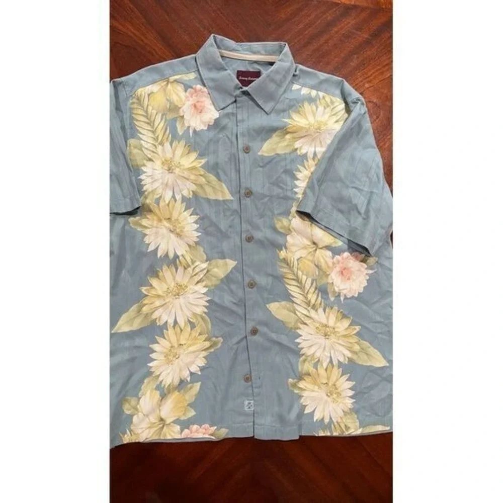 Tommy Bahama | Shirts | Tommy Bahama Mens Large 0 Silk Hawaiian Floral ...